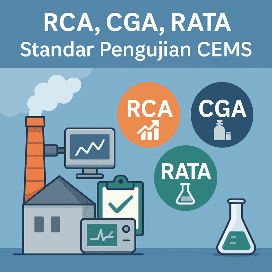 RCA, CGA, dan RATA: standar pengujian wajib bagi CEMS
